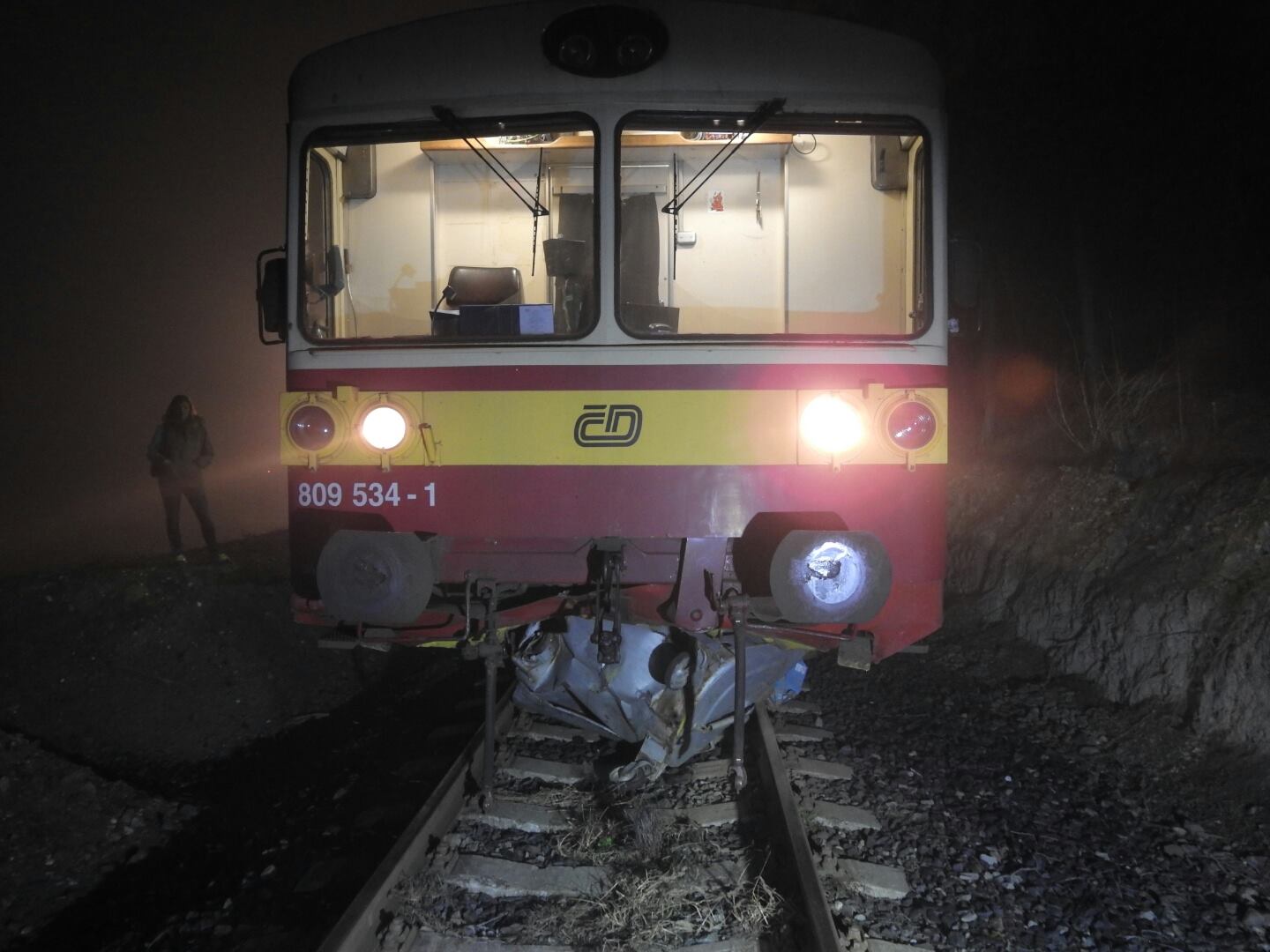 Štědrovečerní vtípek zastavil železniční dopravu do Velvar (foto ...